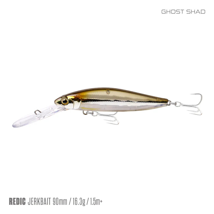 Samaki Redic Jerkbait MS90 Ghost Shad | Tackle World Kawana