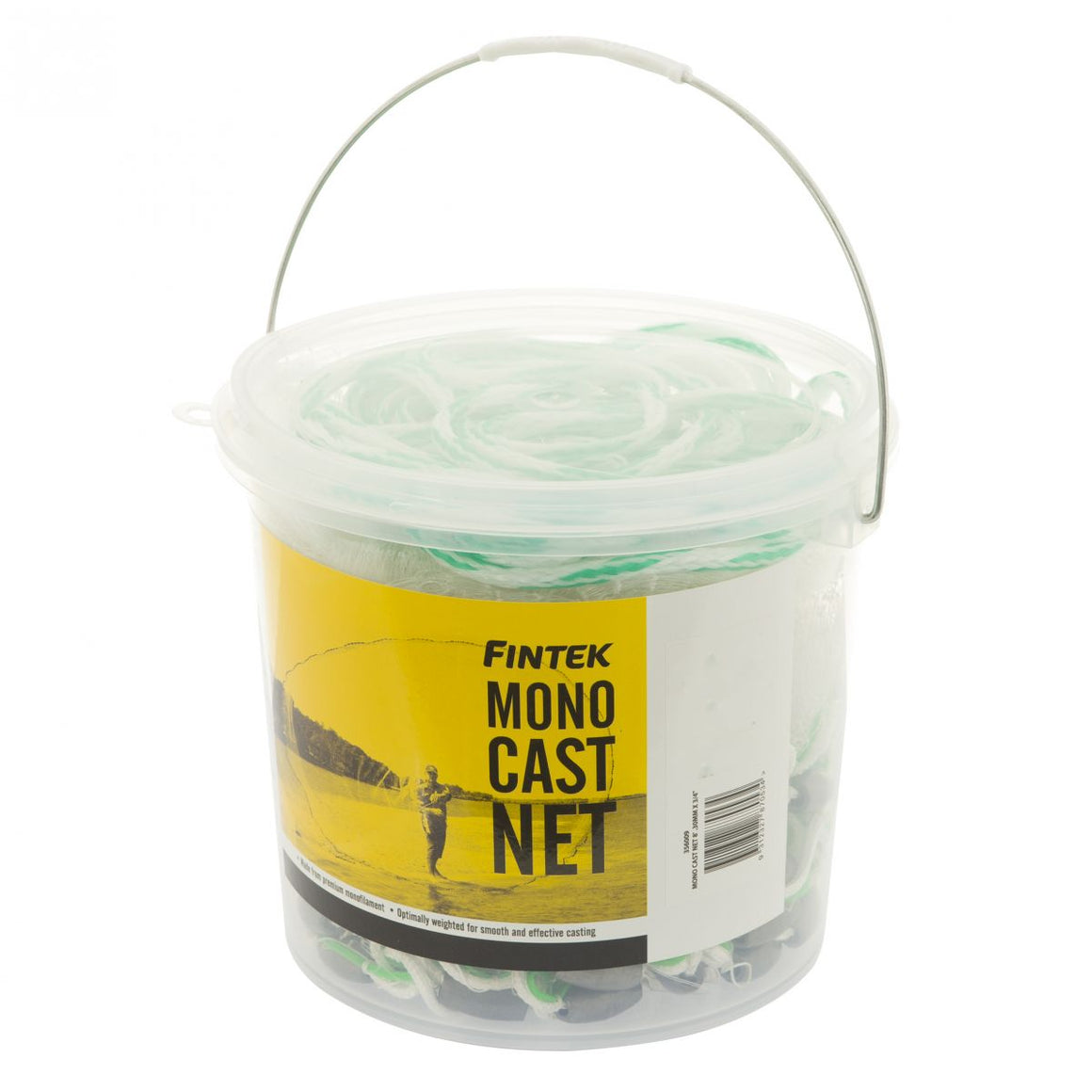 Jarvis Walker Fintek Mono Cast Net 10ft 3/4inch Drawstring Pocket ...