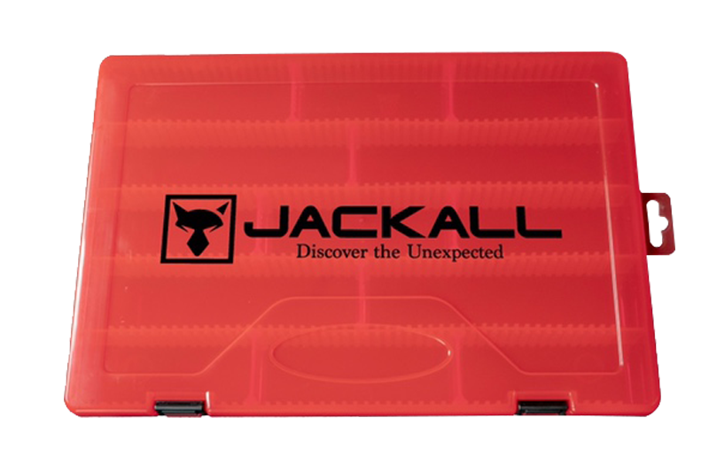 Jackall Tackle Box 3000D L Clear Red | Tackle World Kawana